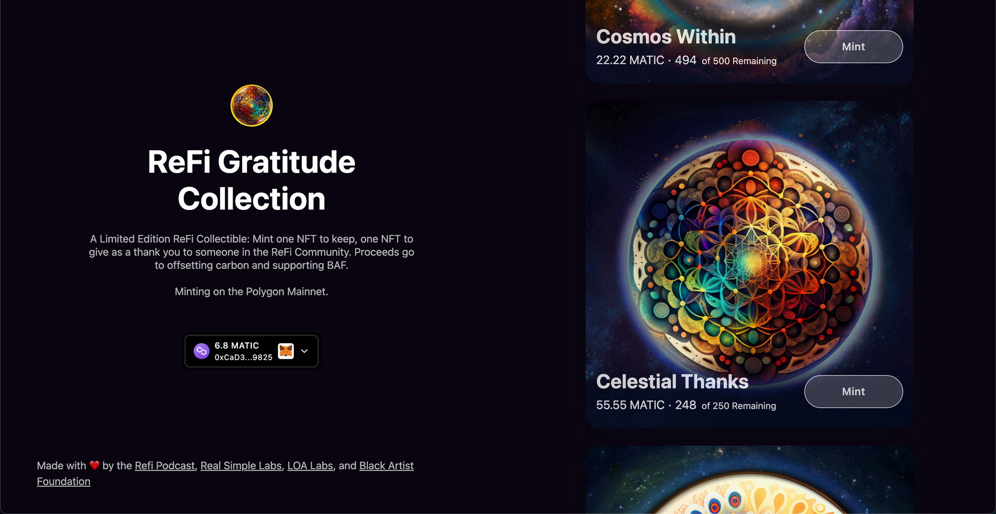 ReFi Gratitude is LIVE! 🎉